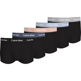 Calvin Klein Underwear Trunk &raquo;LOW RISE TRUNK 5PK&laquo; Packung, 5er-Pack, mit Logo-Elastikbund (5 St&uuml;ck) B- BK, VN IN, ML FR, HL BL, M CH WB M (50) M...
