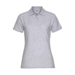 Fruit of the Loom Poloshirt »Lady-Fit Premium Polo« graumeliert XXL (44) XXL (44) Tolles Piqué-Poloshirt aus reiner Baumwolle