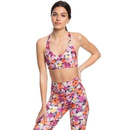 Roxy Sporttop »Heart Into It Pt« Tiger Blooms M M Passform: Mittlerer Support und mittlere...