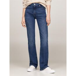 Tommy Hilfiger Bootcut-Jeans »BOOTCUT RW CLER« mit Logo-Badge Ana 28 - Länge 32 Länge 32 28 Ausgestellte Beinform ideal, um Stiefel darunter zu tragen