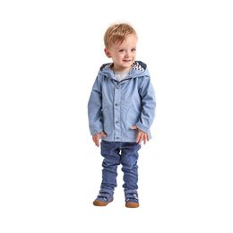 FIRST INSTINCT BY Killtec Softshelljacke &raquo;FIS 23 MNS SFTSHLL JCKT&laquo; Wasserabweisende, winddichte Softshelljacke mit Kapuze u Namensetikett blau...