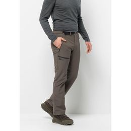 Jack Wolfskin Softshellhose &raquo;HOLDSTEIG PANTS M&laquo; cold-coffee 48 - Normalgr&ouml;&szlig;en Normalgr&ouml;&szlig;en 48 Vorgeformte Knie