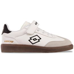 Lotto Sneaker - im angesagten Terrace Style WHITE-BLACK 35 35 Retrosneaker von Lotto f&uuml;r Kinder
