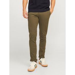 Jack & Jones JACK & JONES Chinos »JPSTMARCO JJFURY ANA« Olive Night 33 - Länge 30 Länge 30 33 Modische Chino von Jack & Jones