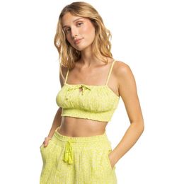 Roxy Crop-Top &raquo;Island Crush&laquo; Daiquiri Green Sea Spray XXL XXL Material: Mittelschwerer bedruckter...