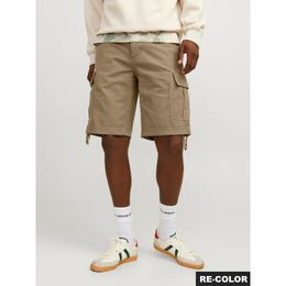 Jack & Jones JACK & JONES Cargoshorts »JPSTCOLE BARKLEY JJCARGO SHORTS SN« mit Cargo Taschen Elmwood L - N-Gr N-Gr L Cargoshorts von Jack & Jones