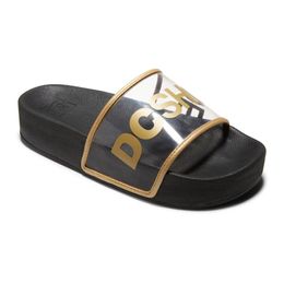 DC Shoes Sandale »DC Platform« Black/Gold 10(42) 10(42) Obermaterial aus Wildleder, Nubukleder, Leder...