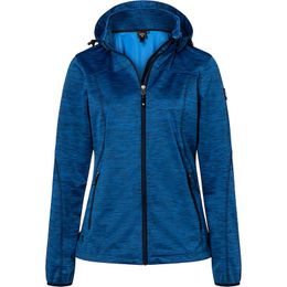 DEPROC Active Softshelljacke &raquo;SISTERS PEAK&laquo; mit abnehmbarer Kapuze navy 40/42 (M) 40/42 (M) Atmungsaktiv, wasser- und windabweisend