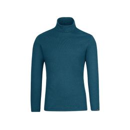 TRIGEMA Rollkragenshirt »Rollkragenshirt« 1 Stk. tlg. saphir-melange M M Elastischer Feinripp