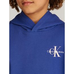 Calvin Klein Jeans Kapuzensweatshirt »SMALL MONOGRAM HOODIE« für Kinder bis 16 Jahre und mit Logoschriftzug Pigment Blue 4 (104) 4 (104) Sweatshirt...
