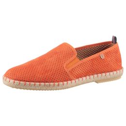 VERBENAS Espadrille »Tom Pacific«, Loafer, Slipper, Sommerschuh, Strandschuh mit Stretcheinsätze orange 40 40 Zum Schlupfen