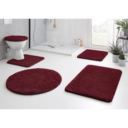 Kleine Wolke Badematte &raquo;RELAX&laquo; H&ouml;he 30 mm rutschhemmend beschichtet fu&szlig;bodenheizungsgeeignet Badteppich, Uni Farben, rechteckig, rund & als Set...