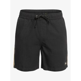 Quiksilver Shorts »Taped Taxer 18"« Tarmac S S Stoff: Mischgewebe aus Baumwolle und Leinen...