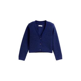 Tom Tailor Strickjacke mit V-Ausschnitt dark blue harbor 116 116 Strickjacke von Tom Tailor