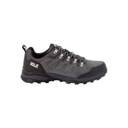 Jack Wolfskin Hikingschuh »REFUGIO TEXAPORE LOW M« grey-black UK65-EU40 UK65-EU40 Wanderschuh für leichte Tagestouren