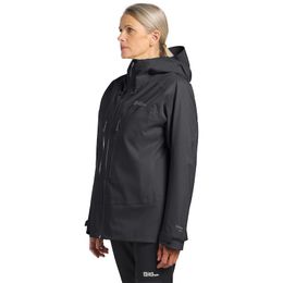 Jack Wolfskin Damen Funktionsjacke &raquo;KAMMWEG 3L JKT W&laquo; mit Kapuze grau L (42/44)