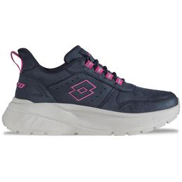 Lotto Sneaker - ohne Bücken und Schnüren NAVY-PINK 37 37 Stylischer Slip On-Style von Lotto