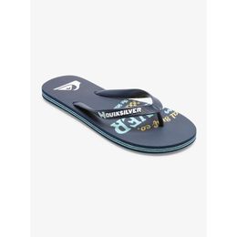 Quiksilver Sandale »Molokai Art« Blue 1 12(45) 12(45) Flexibles, synthetisches, an 3 Punkten...