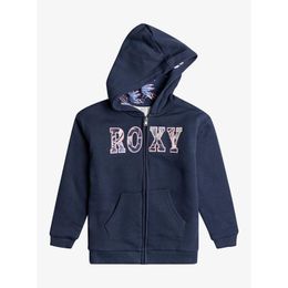 Roxy Kapuzensweatjacke &raquo;Island In The Wind&laquo; Mood Indigo 12(148-156cm) 12(148-156cm) Material: Mittelschwerer, geb&uuml;rsteter Stoff aus...