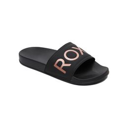 Roxy Sandale »Slippy Ii« Black/Gold 11(42) 11(42) Obermaterial: Nylongefüttertes...