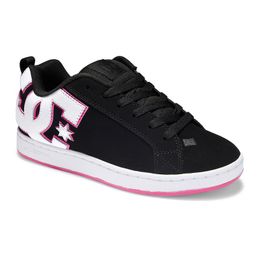 DC Shoes Sneaker »Court Graffik« Black/Pink/Crazy Pink 6,5(37,5) 6,5(37,5) Nubukleder- und/oder Lederobermaterial...