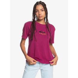 Quiksilver T-Shirt »Womens« Raspberry Radiance L L Stoff: leichter Stoff aus reiner Baumwolle