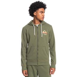 Quiksilver Kapuzensweatshirt &raquo;Surf Zip&laquo; Four Leaf Clover XL XL Stoff: Baumwoll-Polyester-Mischgewebe [280...