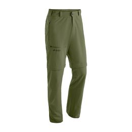 Maier Sports Funktionshose »Latit Zip M« Herren Wanderhose, zipp-off Outdoor-Hose, 4 Taschen, Regular Fit moosgrün 26 - Kurzgrößen Kurzgrößen 26...