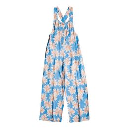 Roxy Jumpsuit »The Great Escape« Azure Blue Palm Island Rg 14(155-164cm) 14(155-164cm) Stoff: Bedrucktes...