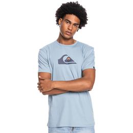 Quiksilver T-Shirt »Comp Logo« Faded Denim XXL XXL Stoff: leichter Baumwoll-Jersey [160 g/m2]