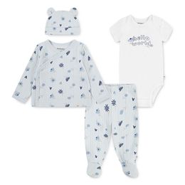 HUGGIES BABYWEAR Neugeborenen-Geschenkset Set, 4 Stk. tlg. WAN BLUE 4 (74) 4-tlg. Baby-Set von Huggies Babywear