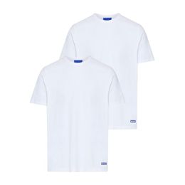 HUGO BLUE T-Shirt »BLUE Naolo« Packung, 2 Stk. tlg. mit Markenlabel am Saum White100 XXL XXL T-Shirt 2er Packung von Hugo BLUE Menswear