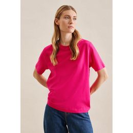 Seidensticker T-Shirt &raquo;Schwarze Rose&laquo; 1/2 Rundhals Uni pink S S Passform: Regular