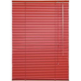 Liedeco Jalousie &raquo;Aluminium-Jalousie&laquo; mit Bohren freih&auml;ngend Aluminium rot 130 cm