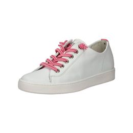 Paul Green Sneaker »Sneaker Glattleder« Weiß/Pink 37 37 Verschluss: Schnürung