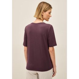 Cecil T-Shirt mit Stretch mulberry red XS (36) XS (36) T-Shirt von Cecil