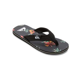 Quiksilver Sandale »Molokai Layback« Black/Orange/Green 7(40) 7(40) Material: Canvasobermaterial aus Baumwolle