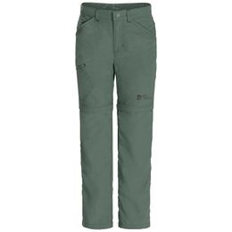 Jack Wolfskin Zip-off-Hose »SAFARI ZIP OFF PANTS K« hedge-green 128 - Normalgrößen Normalgrößen 128 Kinderhose mit UV-Schutz