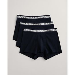 Gant Trunk »BASIC TRUNK 3-PACK« Packung, 3er, 3 Stk. tlg. MARINE L L 3er Packung enge Boxershorts von Gant