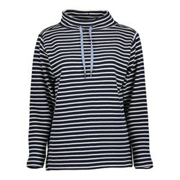 Blue Seven Sweatshirt »Shirt mit Stehkragen« 1 Stk. tlg. 595 - NACHTBLAU 42 42 Gestreiftes Shirt mit Stehkragen für Damen