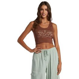Roxy Sporttop &raquo;Vintage&laquo; Root Beer XS XS Material: Rippstrick-Stoff aus Baumwolle,...