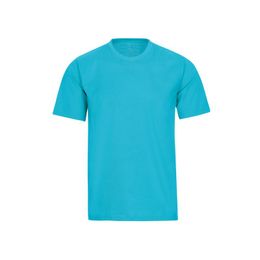 TRIGEMA T-Shirt »T-Shirt DELUXE Baumwolle« 1 Stk. tlg. azur M M DELUXE-Single-Jersey