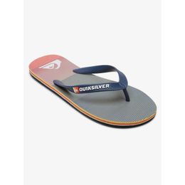 Quiksilver Sandale »Molokai Massive« Blue/Blue/Orange 8(41) 8(41) Gurt: Flexibles 3-Punkt-Gurtband aus...