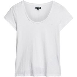 Superdry Kurzarmshirt »SCOOP NECK TEE« Optic XS XS Schickes Shirt von Superdry