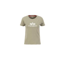 Alpha Industries T-Shirt »New Basic T-Shirt BL W« olive XL XL Single Jersey Stoff