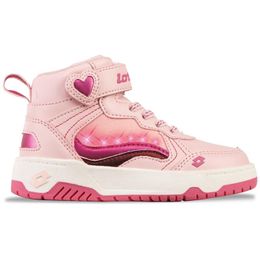 Lotto Sneaker - mit Blinklichtern im Obermaterial ROSE-PINK 27 27 Halbhoher Sneaker von Lotto mit Licht