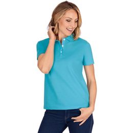 TRIGEMA Poloshirt »Poloshirt aus Baumwolle« 1 Stk. tlg. azur 3XL 3XL Piqué Qualität