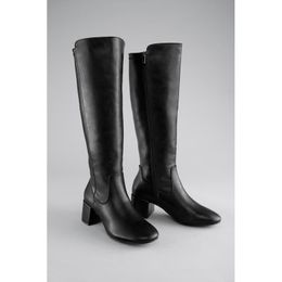 ANISTON SHOES Stiefel Stretchstiefel mit Innen-Reißverschluss - NEUE KOLLEKTION schwarz 38 38 Eleganter Stiefel mit einer Schafthöhe von 38 cm
