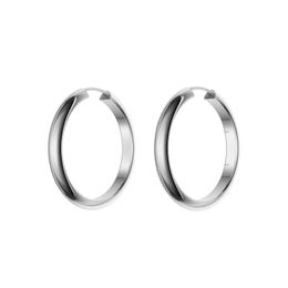 Firetti Paar Creolen »Schmuck Geschenk Silber 925 Ohrringe 3, 9 mm breit« Made in Germany silberfarben-rhodiniert 30 Schlichte, elegante Ohrringe...