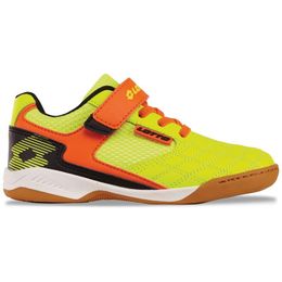 Lotto Hallenschuh - mit nicht-färbender Sohle FR.YELLOW-FR.ORANGE 26 26 Sportschuh von Lotto für Kids
